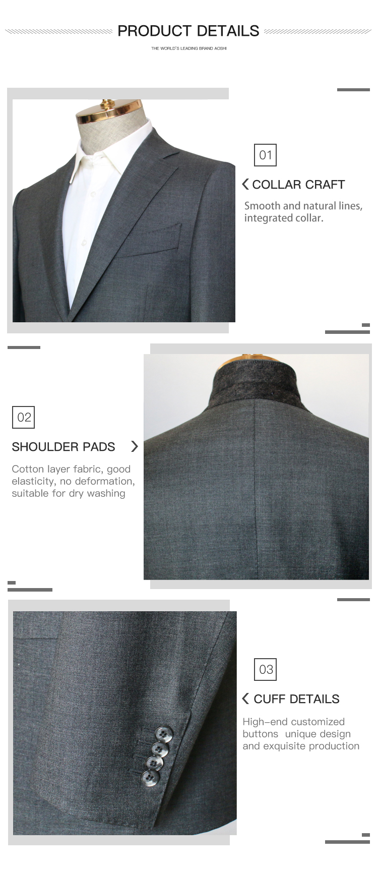 100% Wool Tailor Made Suit Best Quality Men Suit New Fashion Men Suit ...