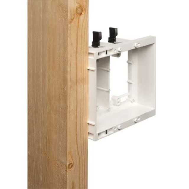 Recessed Tv Box Wall Plate Kit Paintable 2-gang, White Non-metallic ...