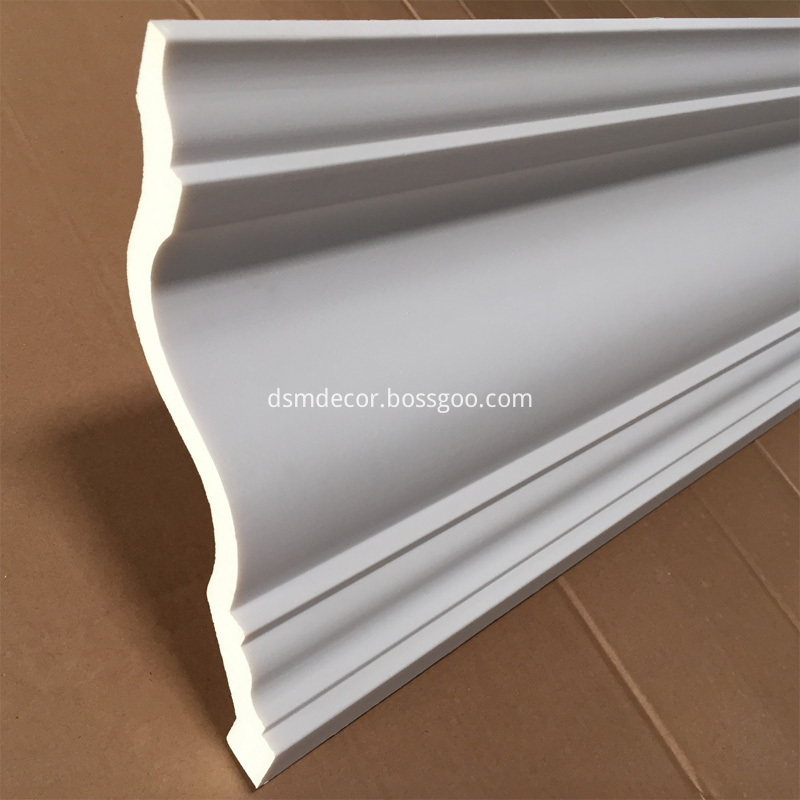 Plain Polyurethane Decorative Cornice Moulding, High Quality Plain ...