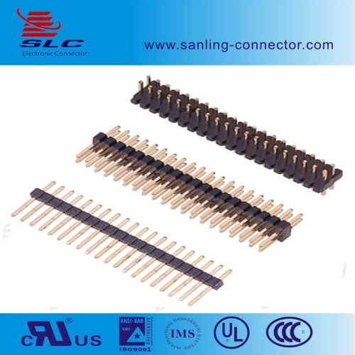 0.8mm Pitch Pin Header 2*6 Pin Header Right Angle/smt Single Pin Header Connector For Pcb Board ...
