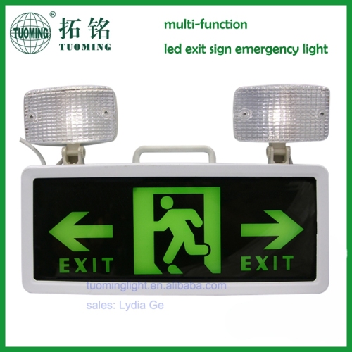 Multi-function Led Fire Emergency Exit Sign Light Emergency Lamp, High ...