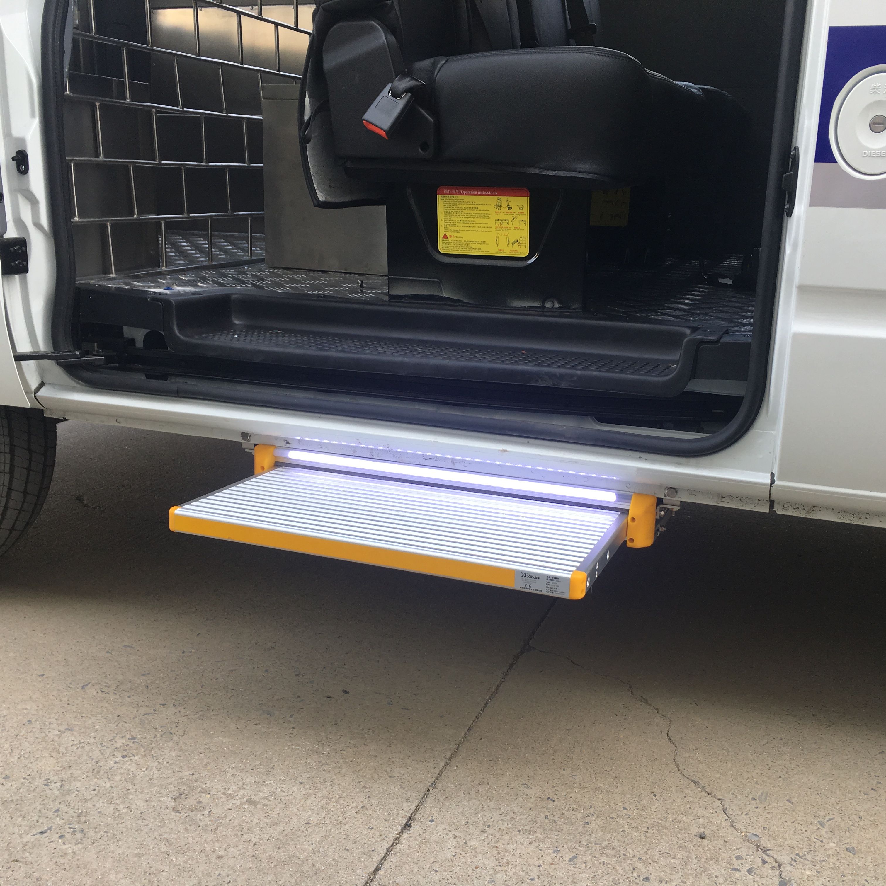 Ce Certified Electric Aluminum Sliding Step Door For Rvs And Campers ...