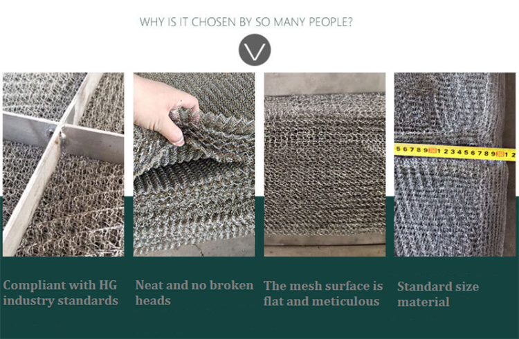 Stainless Steel Mist Eliminator Pressure Vessel Coalescer Wire Mesh ...