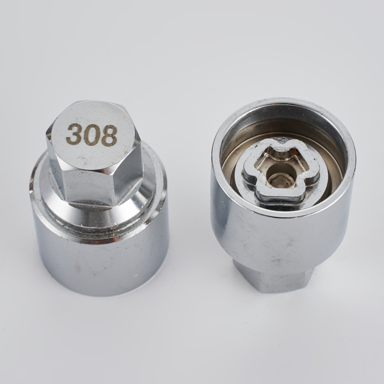 Temo #301-330 Anti-theft Wheel Lug Nut Removal Socket Key For Mercedes ...