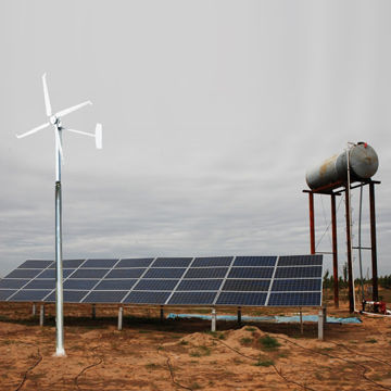 Wind/solar Powered Pump, Wind Turbine Starts Up At 0.4m/s Wind Speed ...
