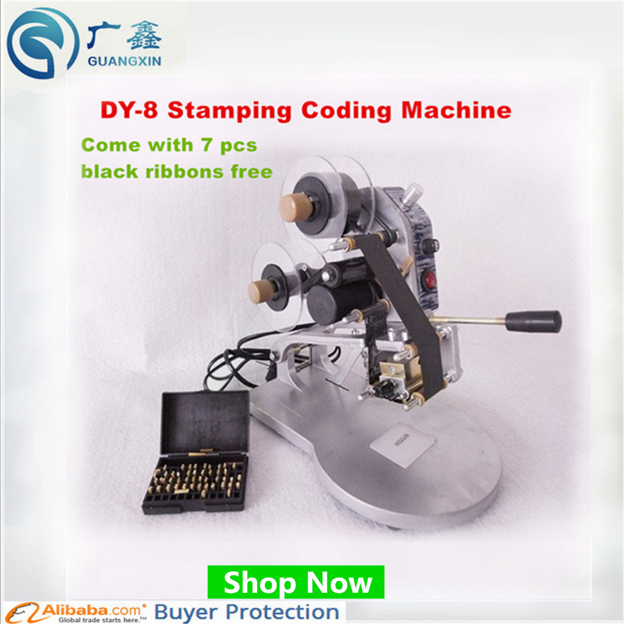 Expiration Number Printer Production Date Code Coding Tools Manual Lot Mark Printing Machine Oil ...