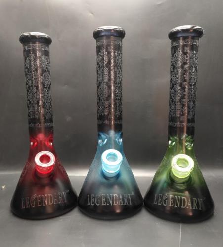 Colorful Fluorescent Glass Beaker Base Bongs, High Quality Colorful ...