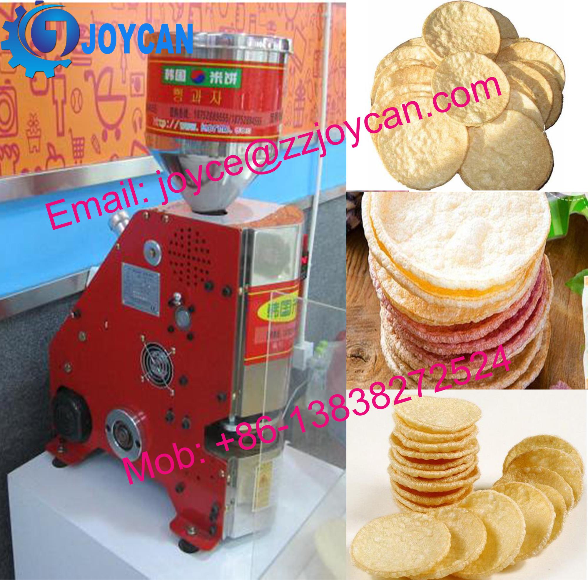 Rice Cake Popping Machine: Pop Rice Cake Maker And Mould Machine, High ...