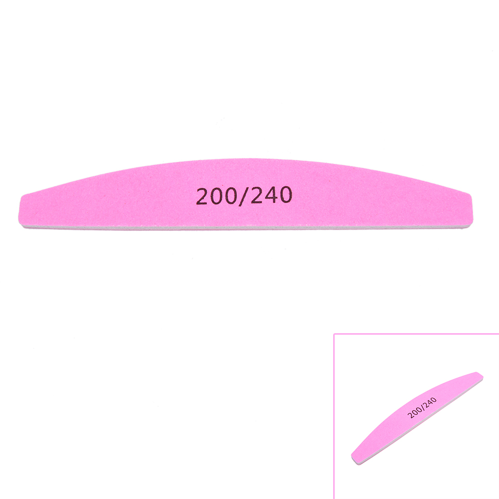 200/240 Manicure Shape Shining Buffing Tool Sanding File Nail Art File ...