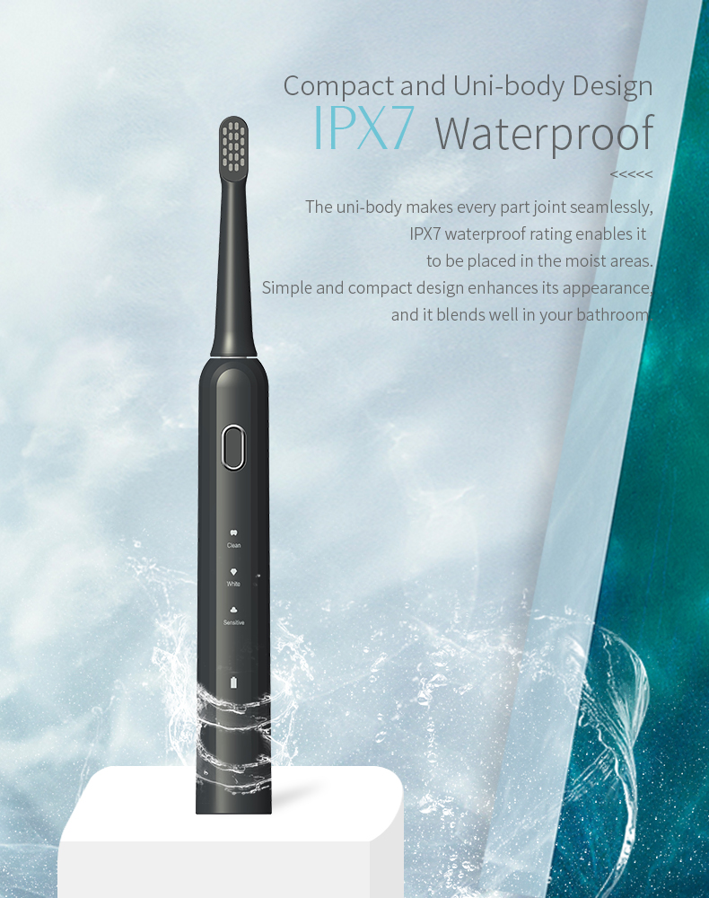 Eco Friendly Smart Waterproof Ipx7 Electric Toothbrush, High Quality ...