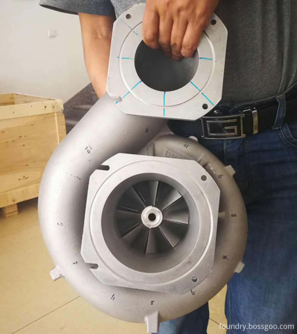 Cast Ductile Iron Turbocharger Housing Parts, High Quality Cast Ductile ...