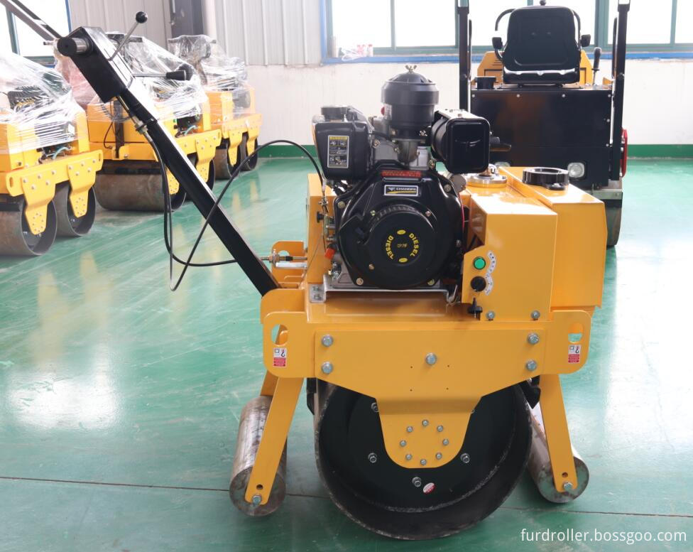 500kg Single Drum Hand Operated Road Roller, High Quality 500kg Single ...