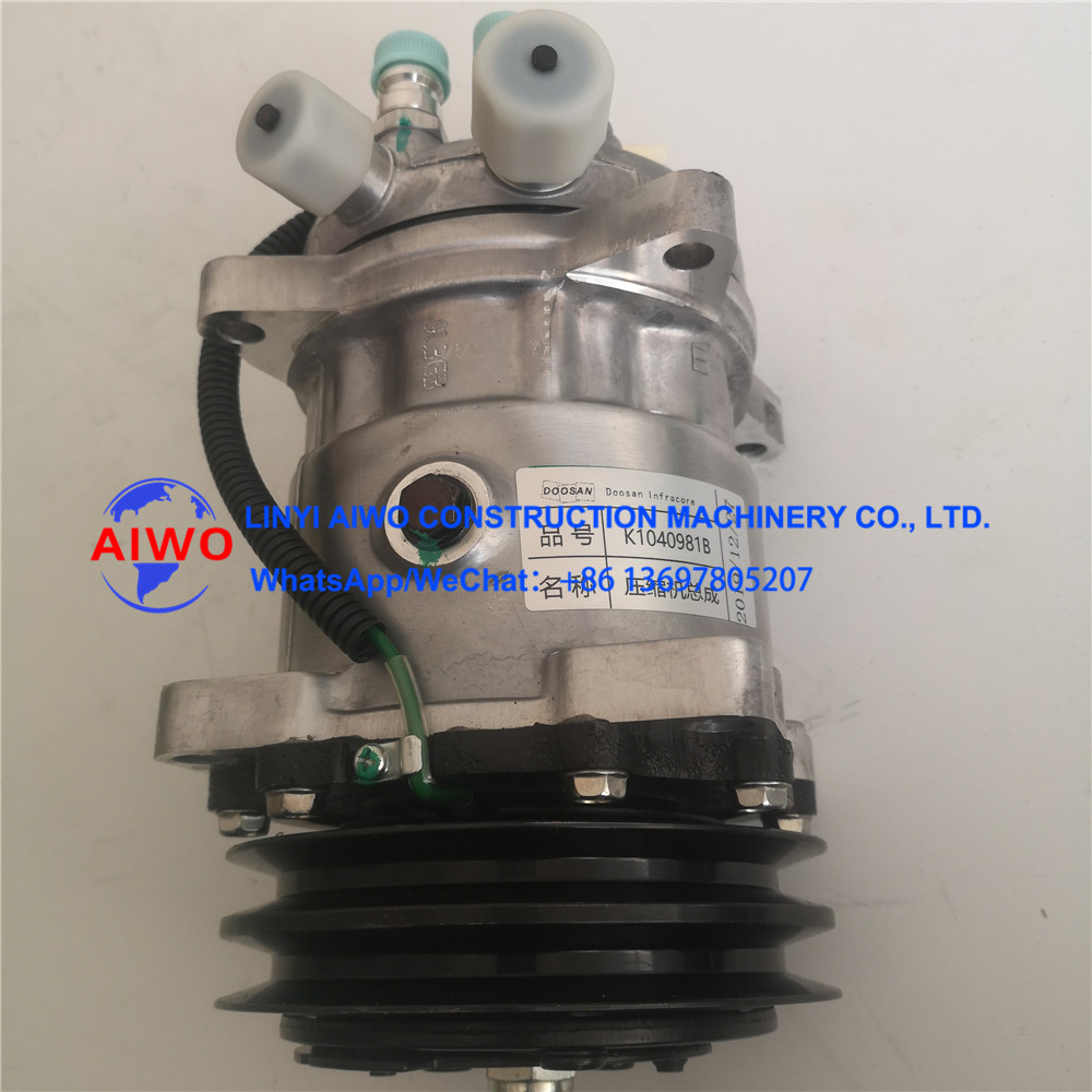 Doosan Infracore Sd300 Wheel Loader Air Conditioner Compressor ...