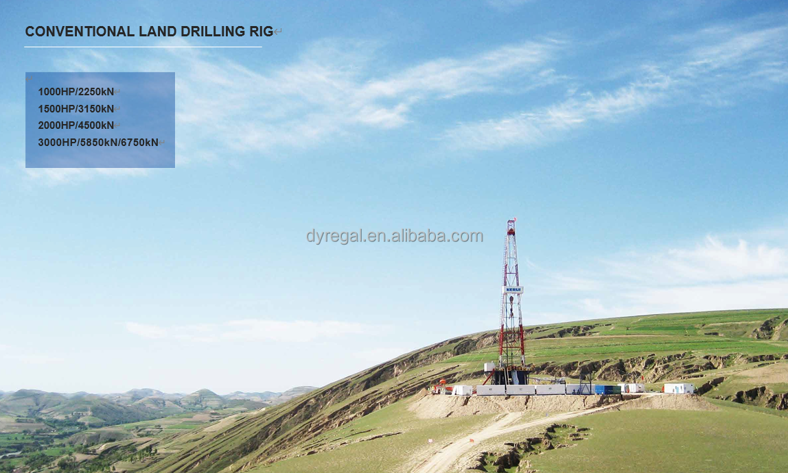 High-power Api Standard Drilling Rigs For Oilfields, High Quality High ...
