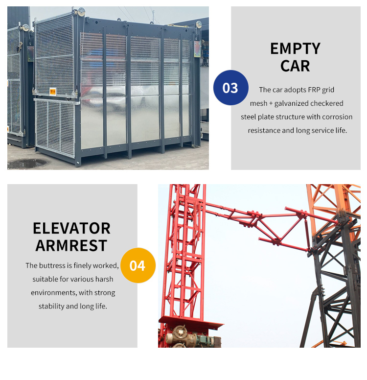 Construction Material Hoist Sc200: Elevator Lift For Convenient ...
