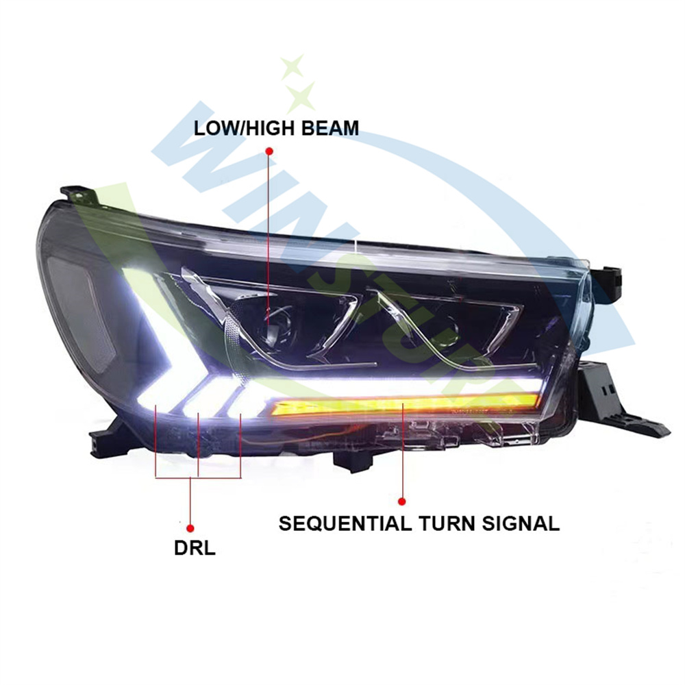 2015-2020 Toyota Hilux Revo Front Car Led Head Lamp: High-quality ...