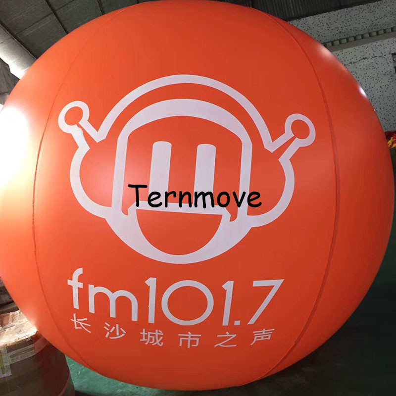 4m 3.5m Giant Inflatable Balloon Colorful Advertising Helium Balloons ...
