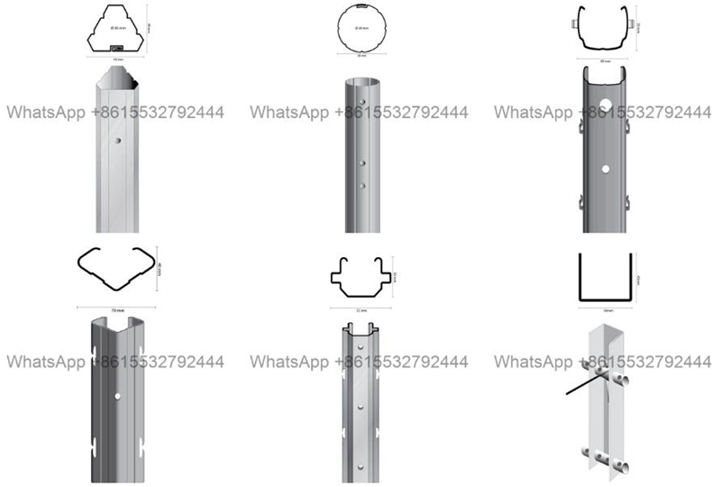 Galvanized Grape Stake And Metal Trellis Post Roll Forming Machine For ...