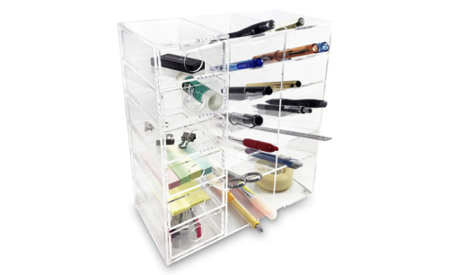 Custom Slanted Acrylic Pen Holder Display Stand, High Quality Custom ...