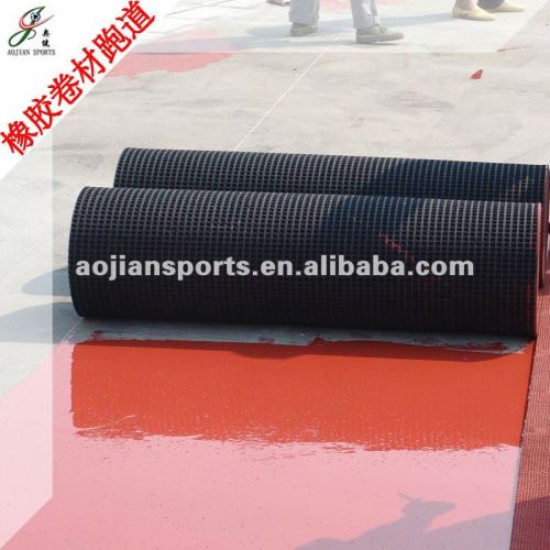 Prefabricated Rubber Running Track Surface, High Quality Prefabricated ...