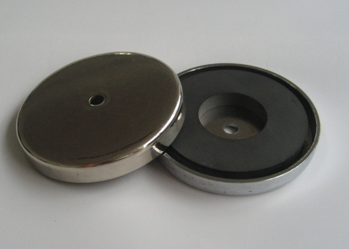 Ferrite Round Base Magnet, High Quality Ferrite Round Base Magnet on ...