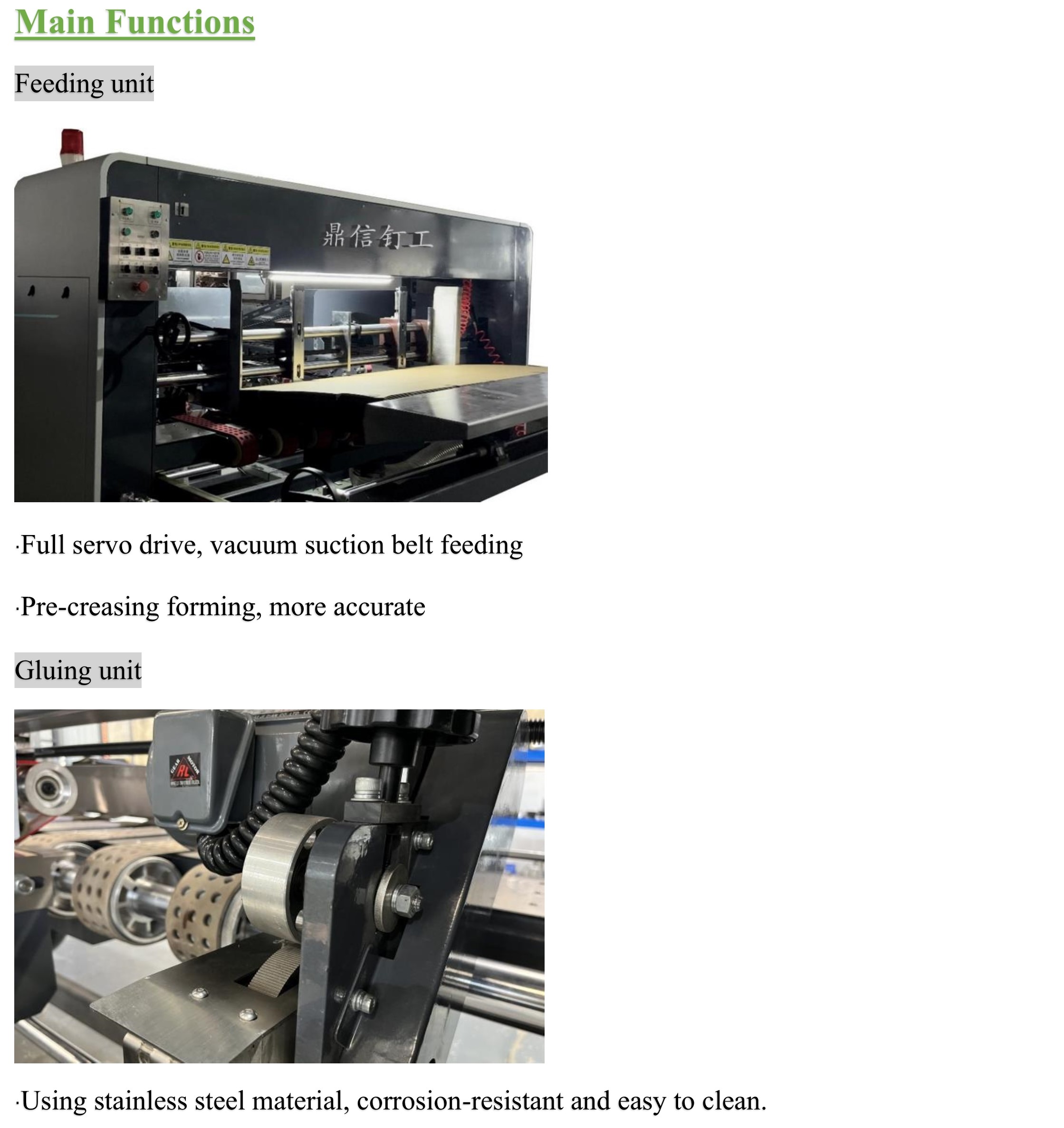 Automatic Folder Gluer Stitcher Inline Machine, High Quality Automatic Folder Gluer Stitcher ...