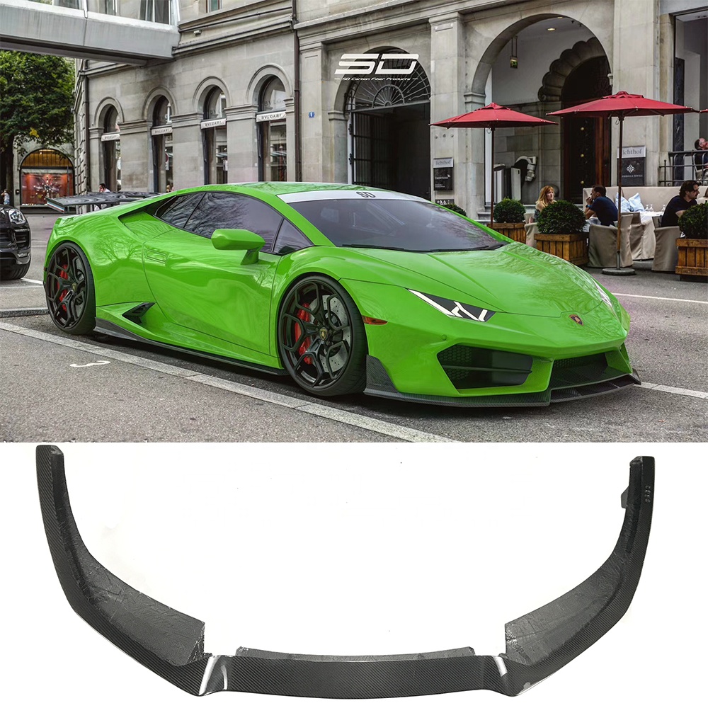 Sd Design Dry Carbon Fiber Front Bumper Lip For Lamborghini Huracan ...