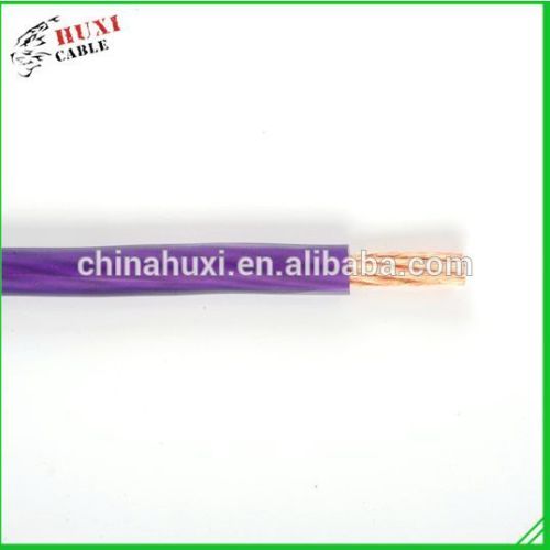 Haiyan Huxi Standard Power Cable Sizes Copper Flexible Power Cable Wire ...