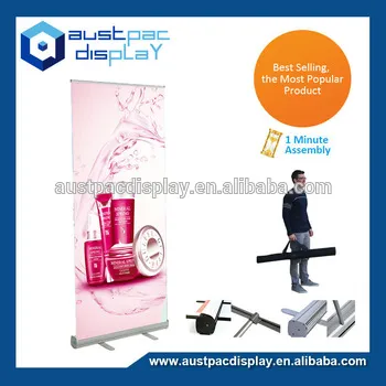 Standard Pull Up Banners Single Sided Aluminum Roll Up Banner, High ...