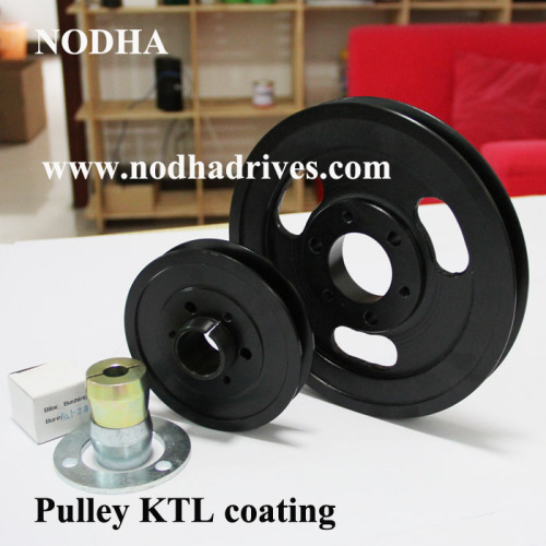 V Pulley With Ktl Coating Taper Lock Pulley With Ktl Coating And Zinc ...