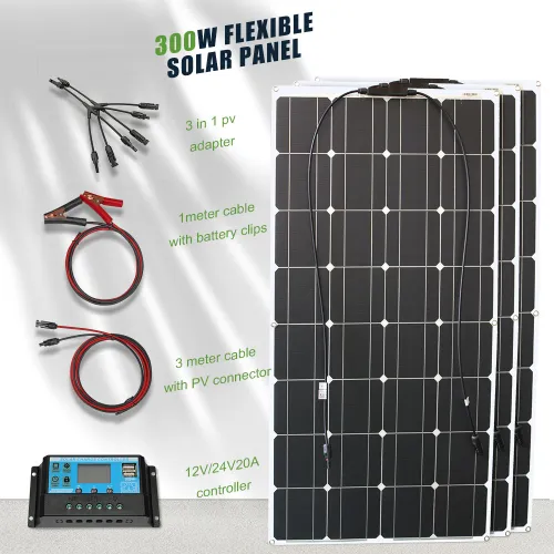Panneau Solaire 300w Panel Solar Flexible Solar Energy Systems Kit ...