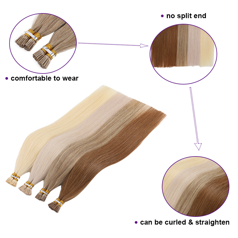 Raw Keratin Prebond Cuticle Aligned Cambodian Human Hair Extensions I ...