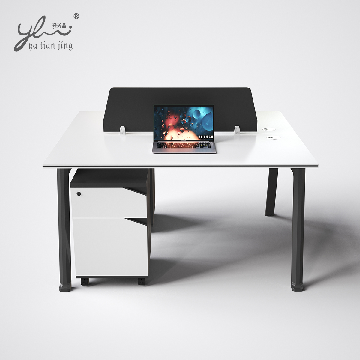 Modern Cubicle Workstation Small Office Desk For Computers, High ...