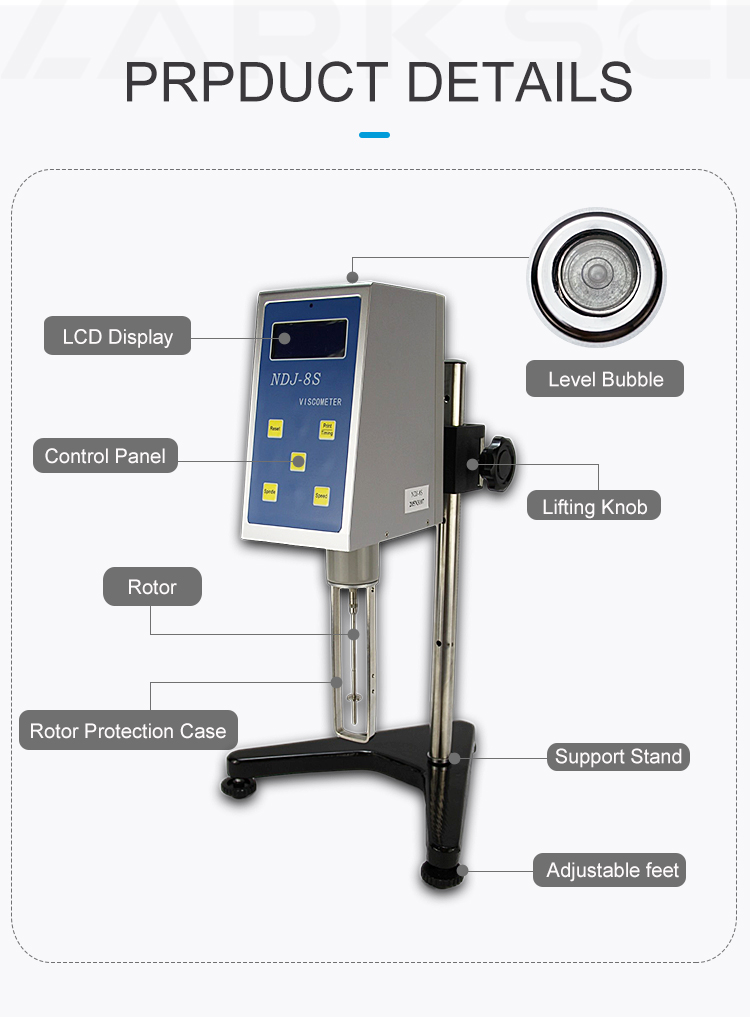 Larksci High Viscosity Digital Viscosity Meter For Chocolate Industry ...