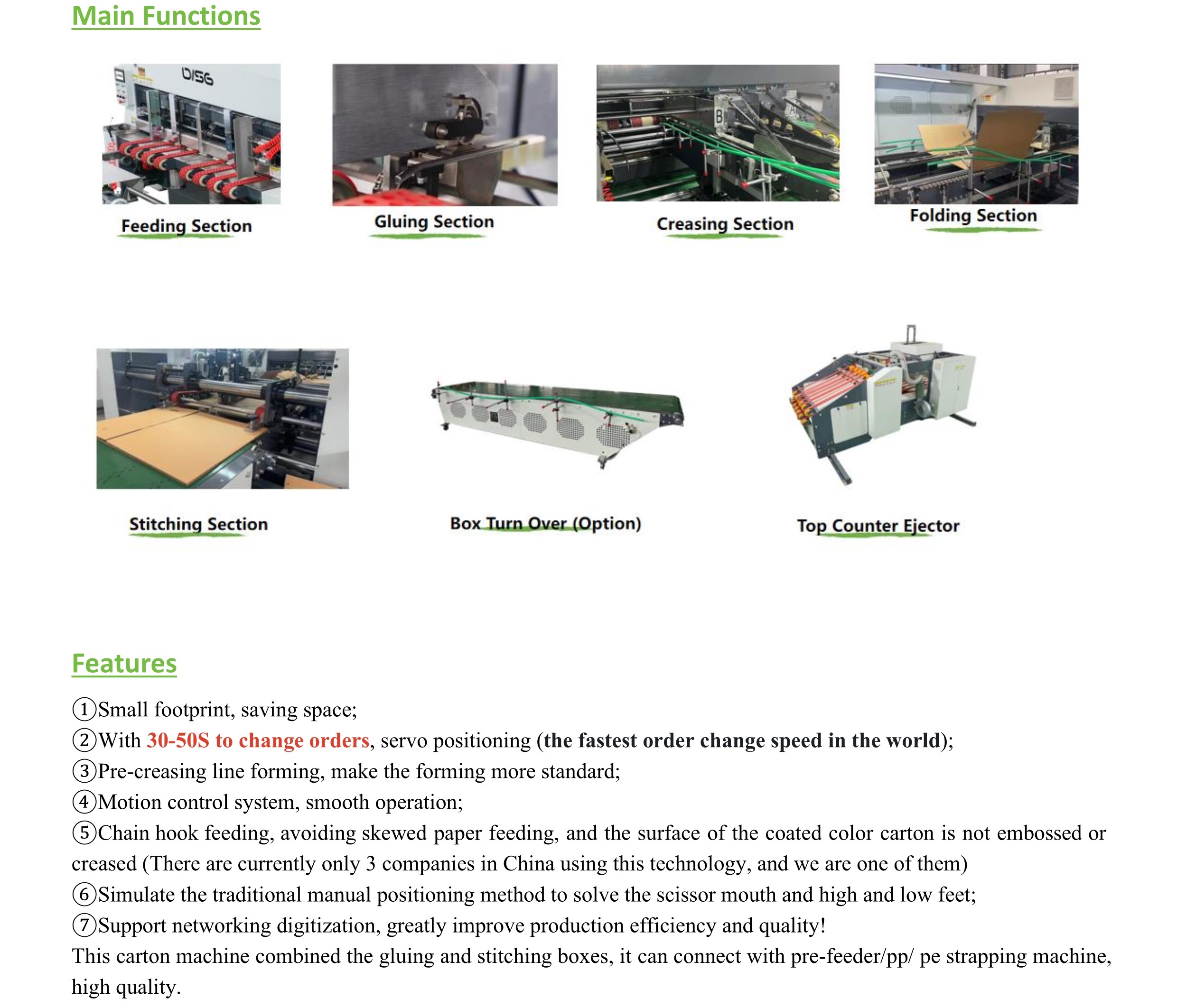 FM-series Intelligent Folder Gluer Stitcher Inline China Manufacturers ...