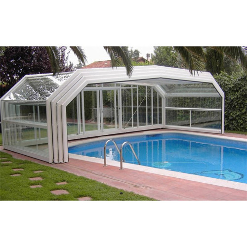 Outdoor Retractable Roof Swimming Pool Enclosure, High Quality Outdoor ...