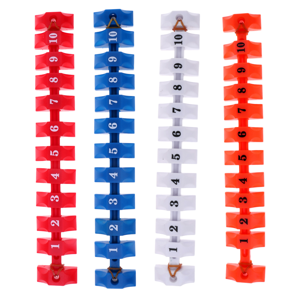 Foosball Scoring Units Table Football Score Counters Markers 4 Colors ...