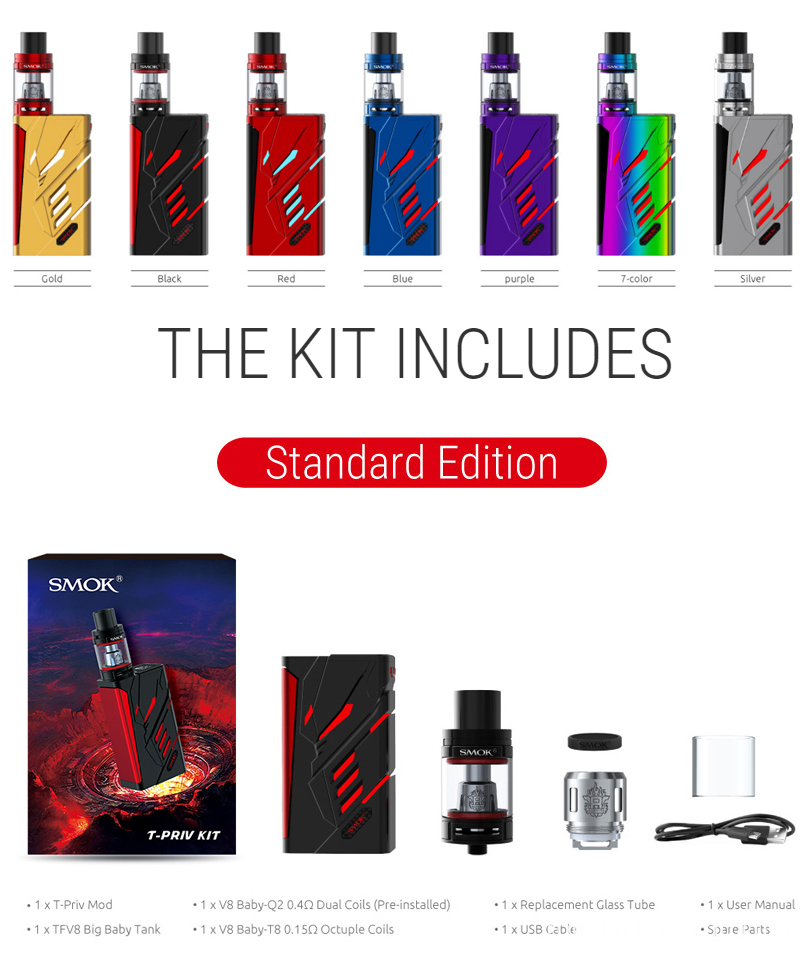 Original Smok T-priv Kit, Bossgoo.com의 고품질 Original Smok T-priv Kit