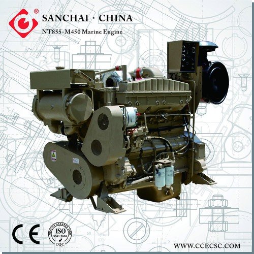 Silent Boat Chinese Marine Engine Propulsion Engine 250hp-450hp, High ...
