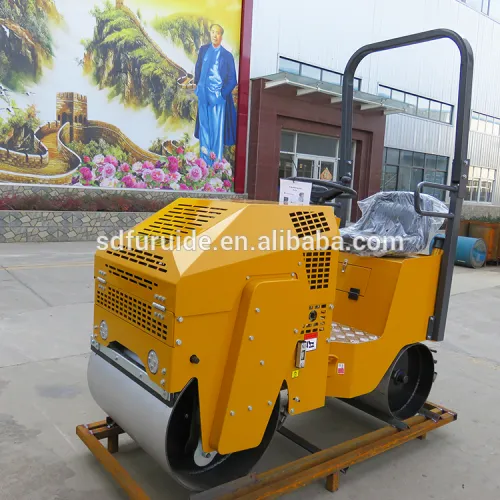 Hydraulic Double Drum Mini Compactor Rollers With Cvt (fyl-860), High ...