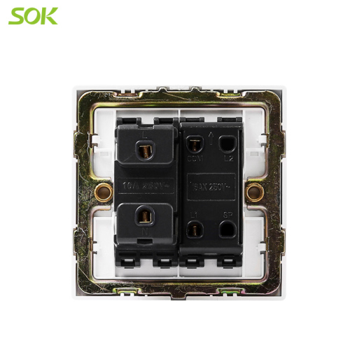 British Switches And Socket 1gang Switch 2pin Socket, High Quality ...