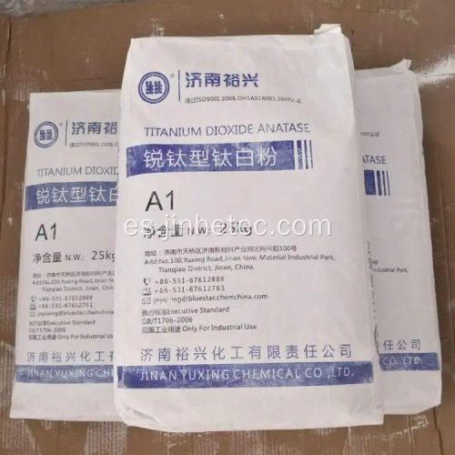 China Yuxing TiO2 Anatase BA0101 Rutile R868 R818 R838 Fabricantes