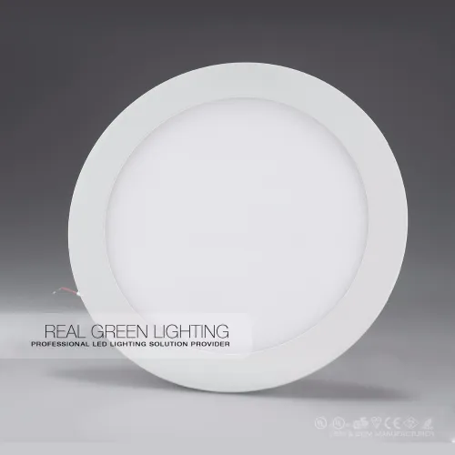 18w Flush Mounted Led Panel Light Round Ac85v-265v Led Panel Light ...