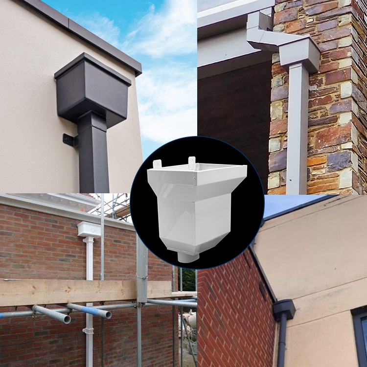 Universal Aluminum Downspout Extender With Drainage Hopper, High ...
