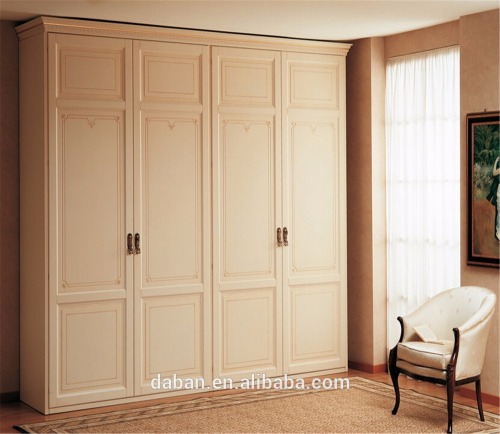 4 Door Solid Wood Bedroom Wardrobe Design, High Quality 4 Door Solid ...