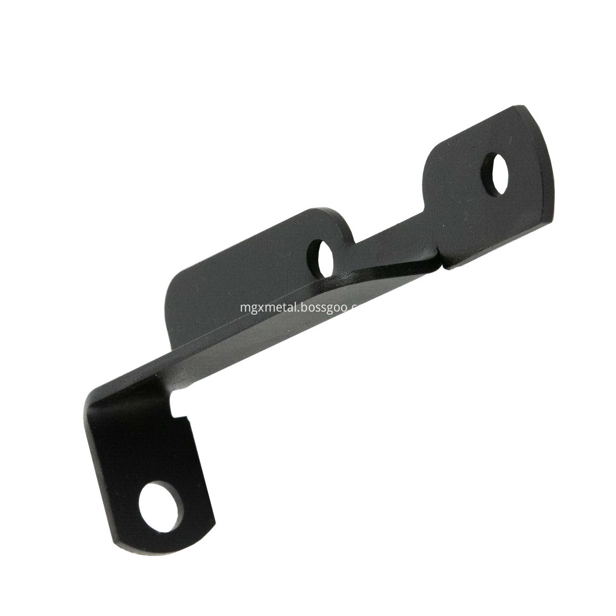 Customized Black Powder Coated Steel Metal Cable Brackets, High Quality ...