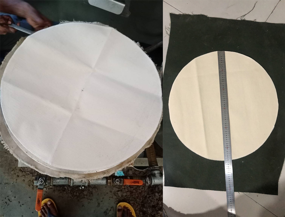 Circular Pure Cotton Canvas Filter Canvas For Oil, High Quality ...