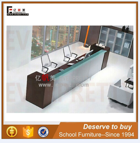 Office Reception Desk Design, Reception Desk With Back Wall, Semi ...