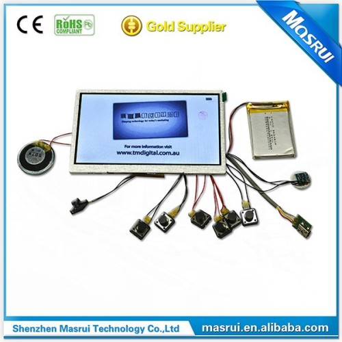 Tft Lcd Screen Video Modules For Video Brochure Video Greeting Card ...