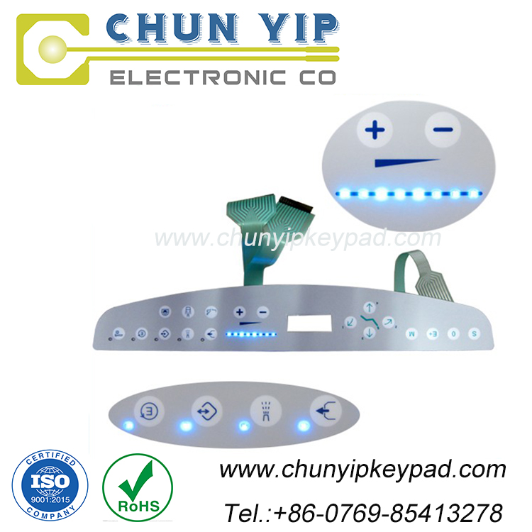 Backlit Leds Tactile Membrane Switch With Polyester, High Quality ...